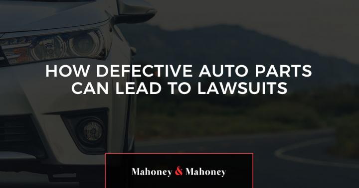 How Defective Auto Parts Can Lead to Lawsuits - Blog View - Law ...